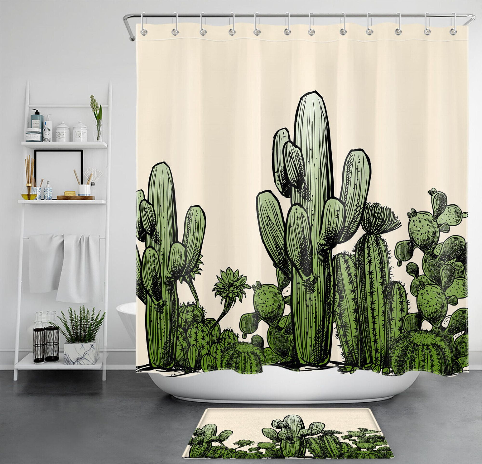 Desert Oasis Shower Curtain Experience The Calm Of Beige Sandscapes
