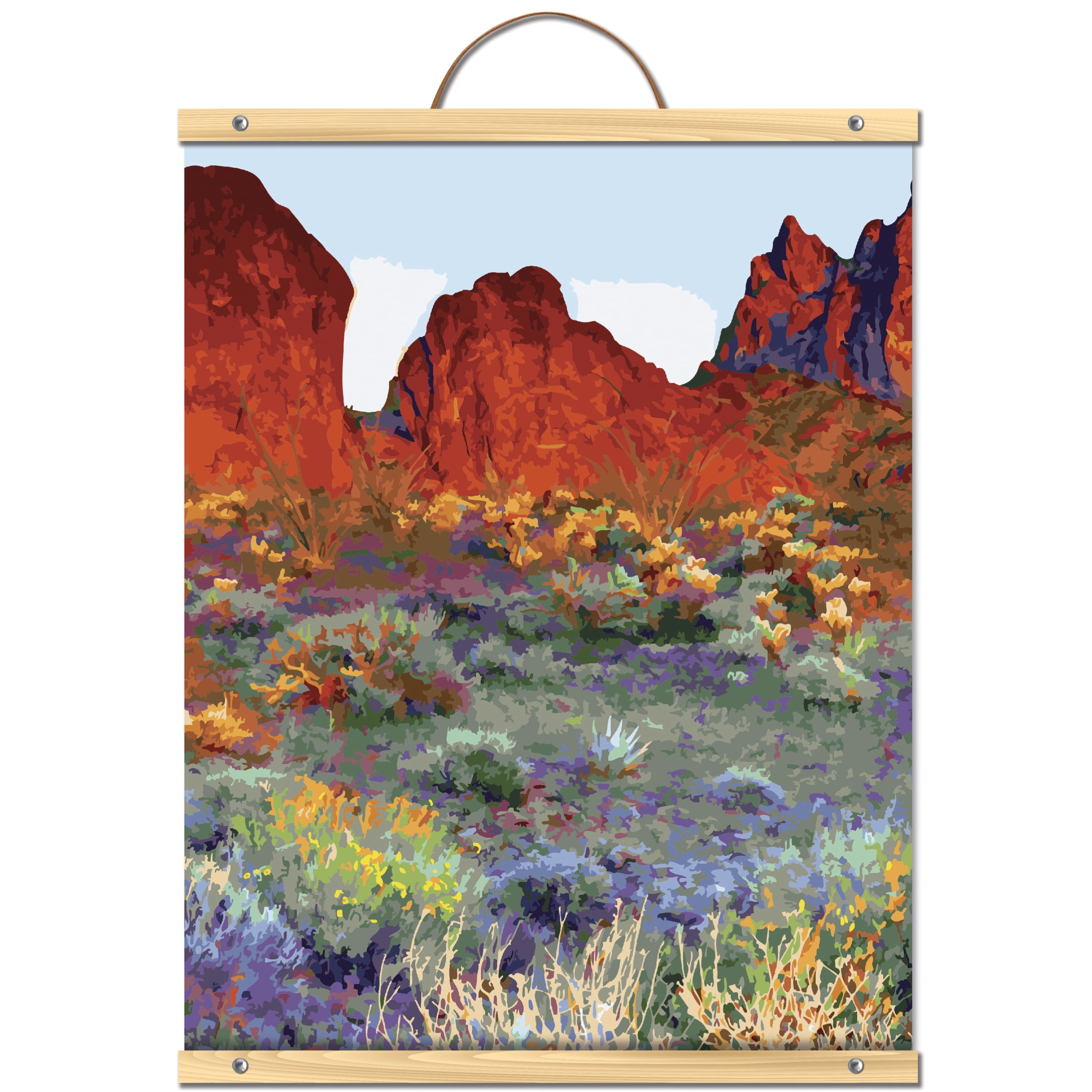 Desert Paint-by-Number Kit by Artist's Loft - Includes 30 Paint Pots ...