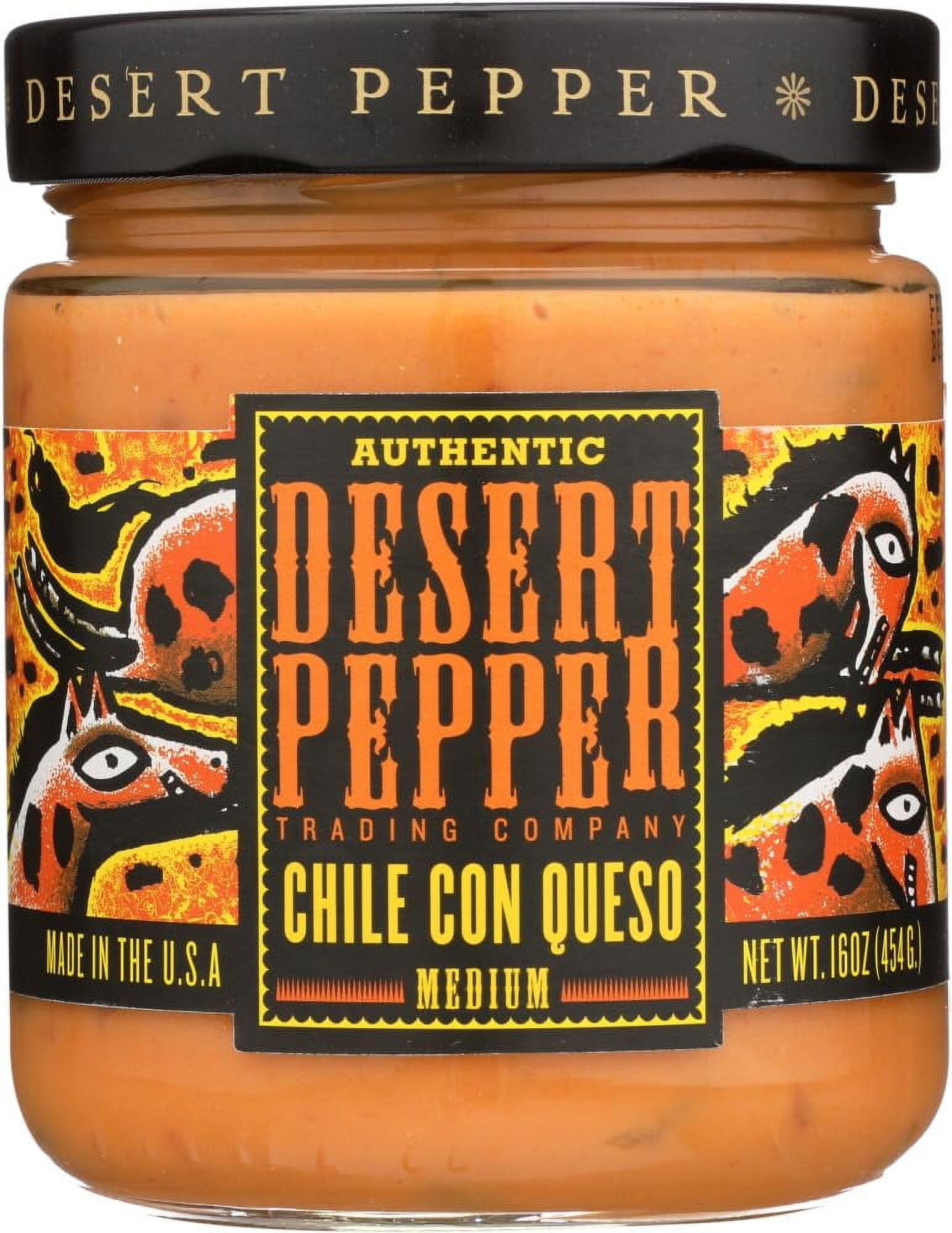 Desert Pepper, Chile Con Queso-Medium, 2 - 16 oz Jars - Walmart.com