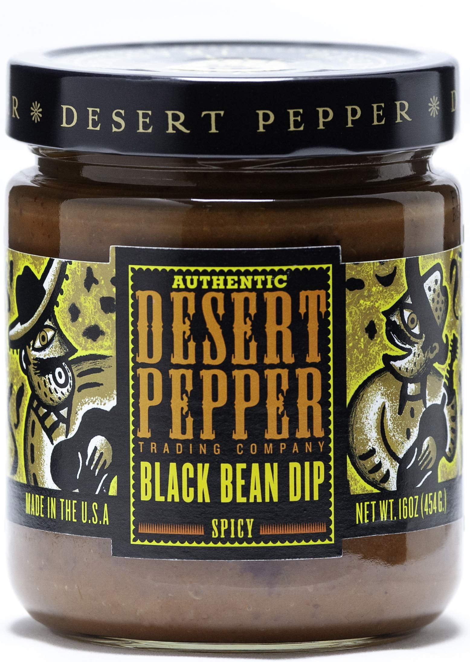 Desert Pepper SpicyITSC Black Bean Dip with Black Beans, Jalapeno ...