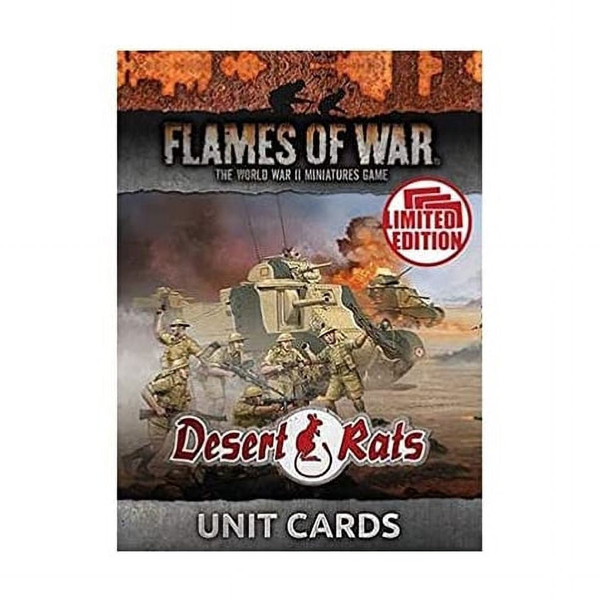 Flames of War Limited Edition Desert Rats Unit Cards (v4) - Walmart.com