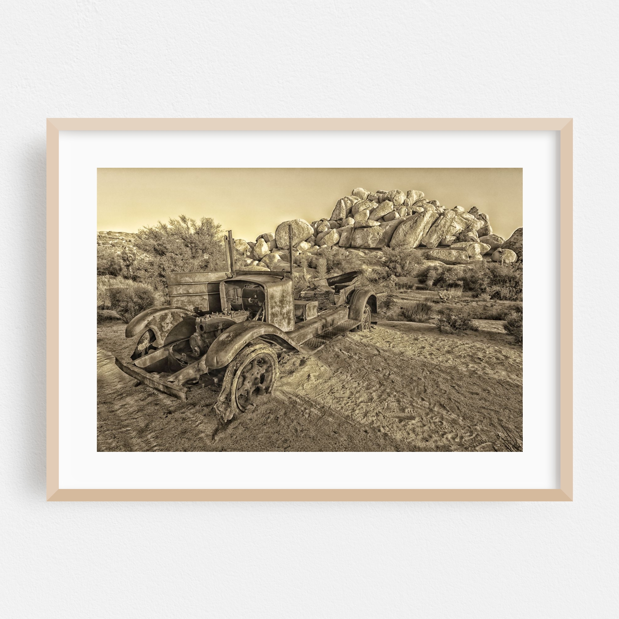 Desert Relic - Photography Abandoned Vintage Desert Landscape Rustic ...