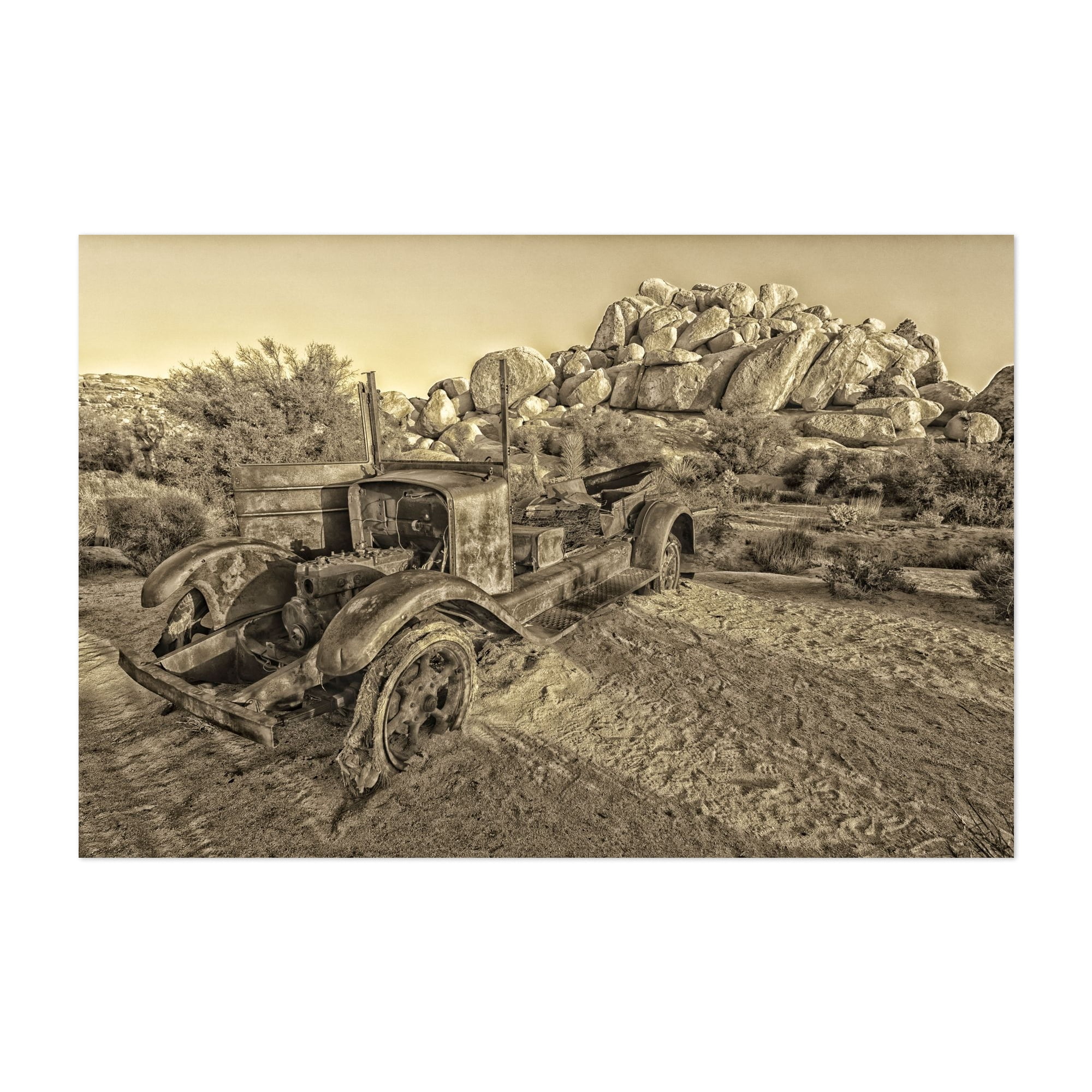 Desert Relic - Photography Abandoned Vintage Desert Landscape Rustic ...