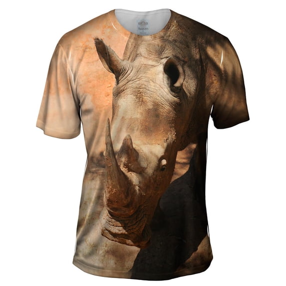 Desert Rhino Mens T-Shirt All Over Print - Walmart.com