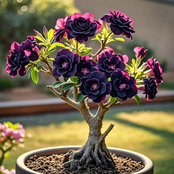 Desert Rose Bulbs/Professional Planting/ Premium Garden Stakes, Simple ...
