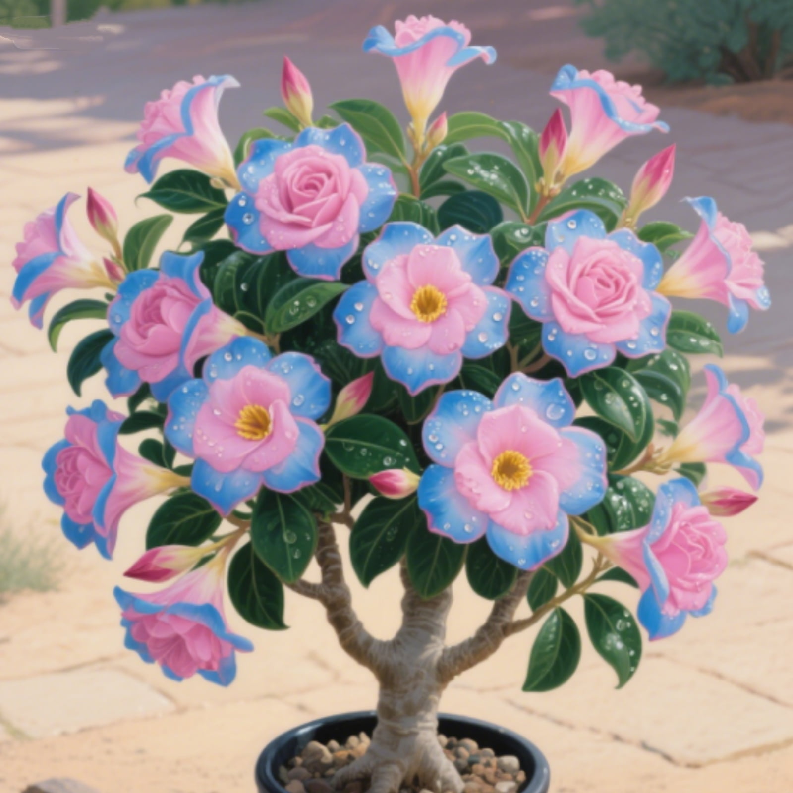 Desert Rose Bulbs/Professional Planting for Fill Shady Corners Garden ...