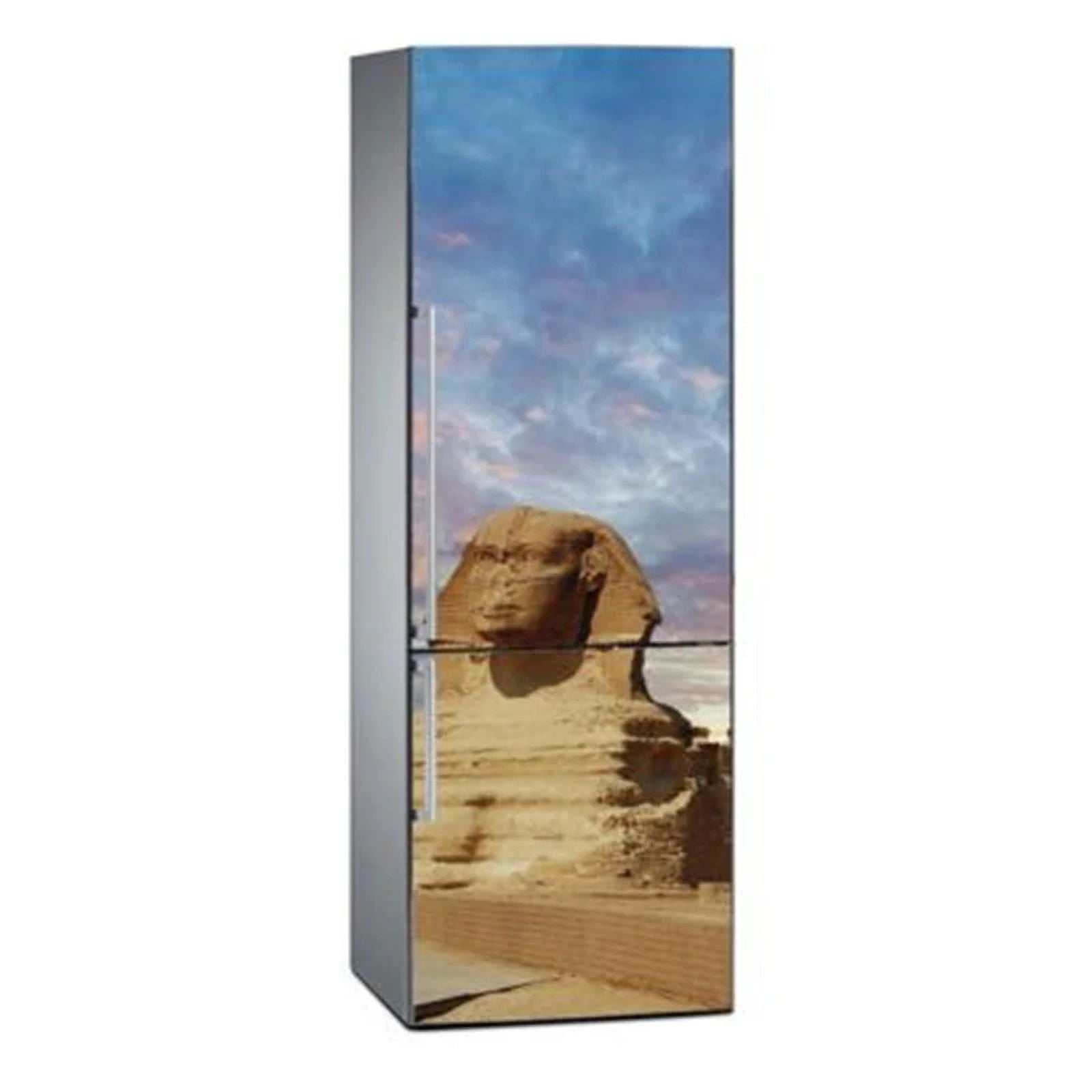 Desert Scenery Fridge Sticker Natural Landscape Sunset Refrigerator ...