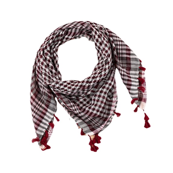 Desert Shemagh Scarf Breathable Arab Headscarf Unisex Keffiyeh Face ...