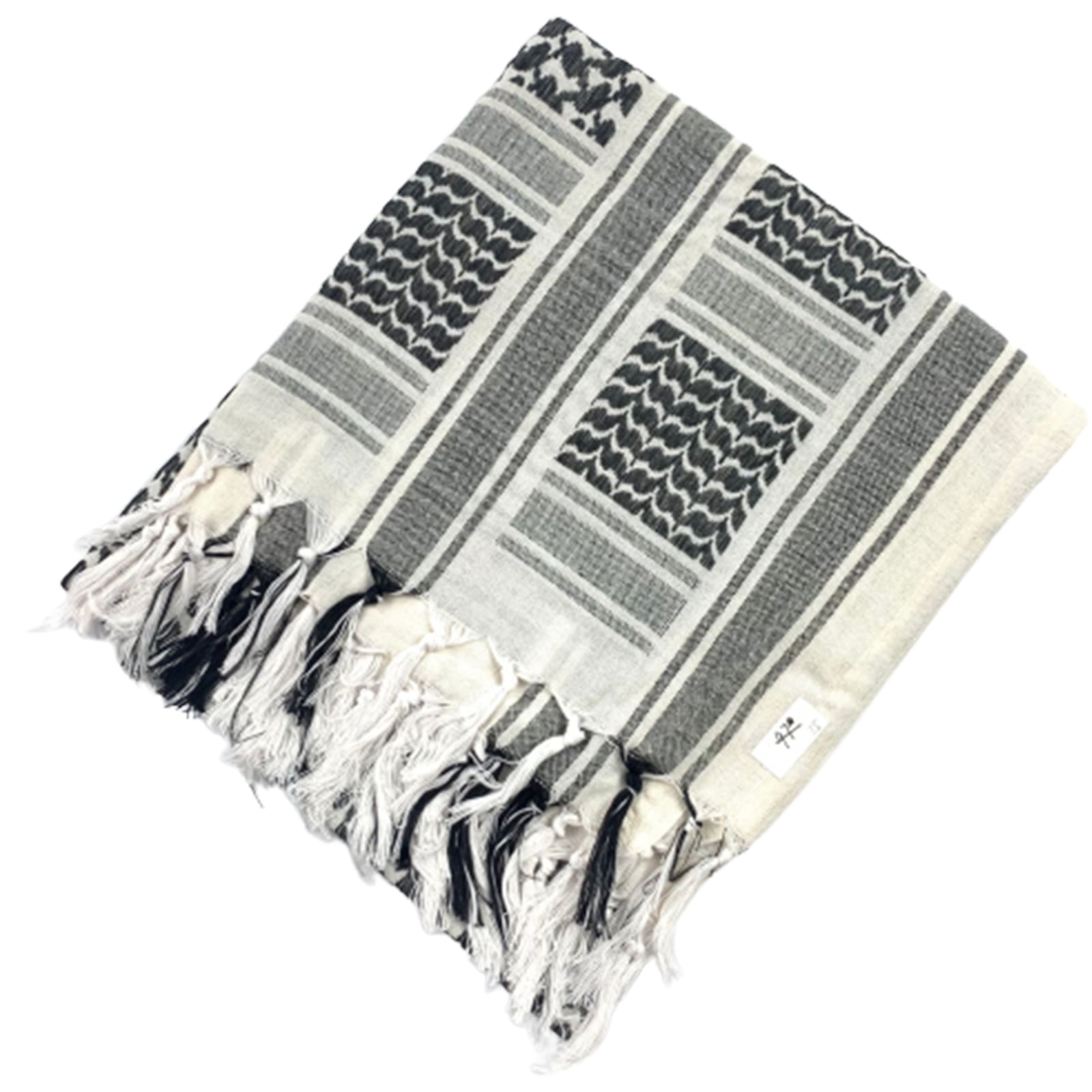 Desert Shemagh Scarf Cotton Arab Headscarf Unisex Keffiyeh Face Cover ...
