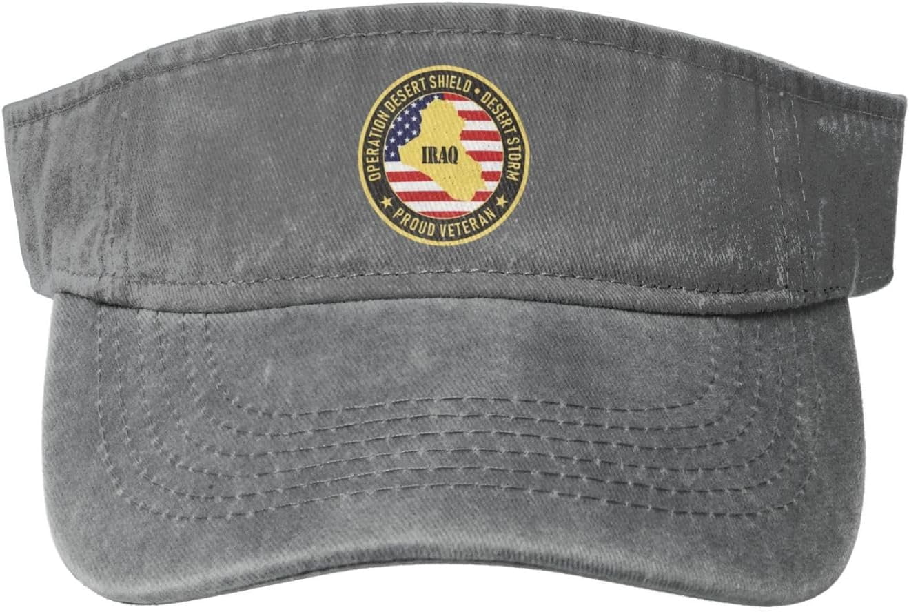 Desert Shield Desert Storm Proud Veteran Sport Sun Visor Hats ...
