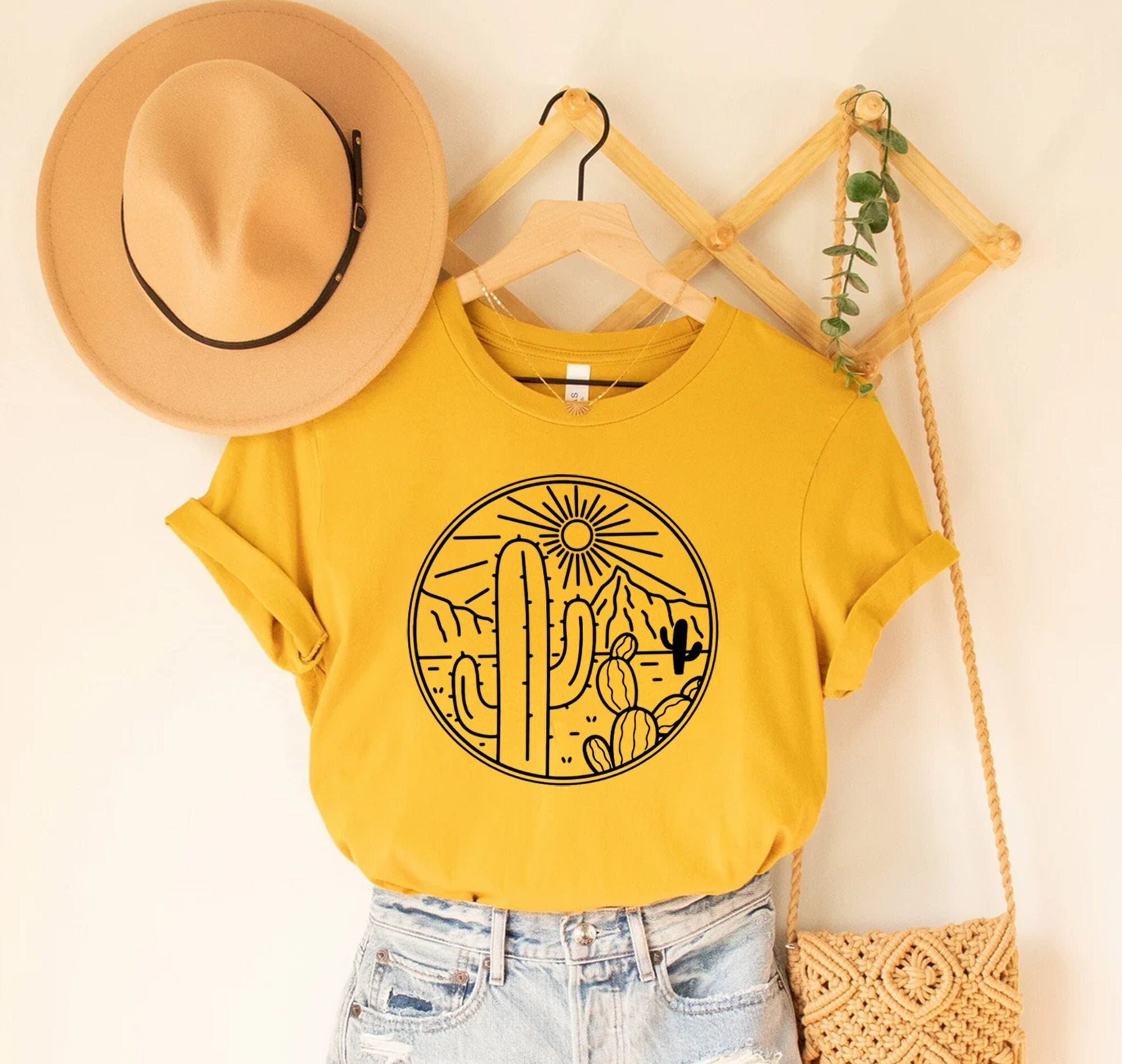 Desert Shirt, Cactus Plants, Cactus Shirt, Adventure Shirt, Desert ...