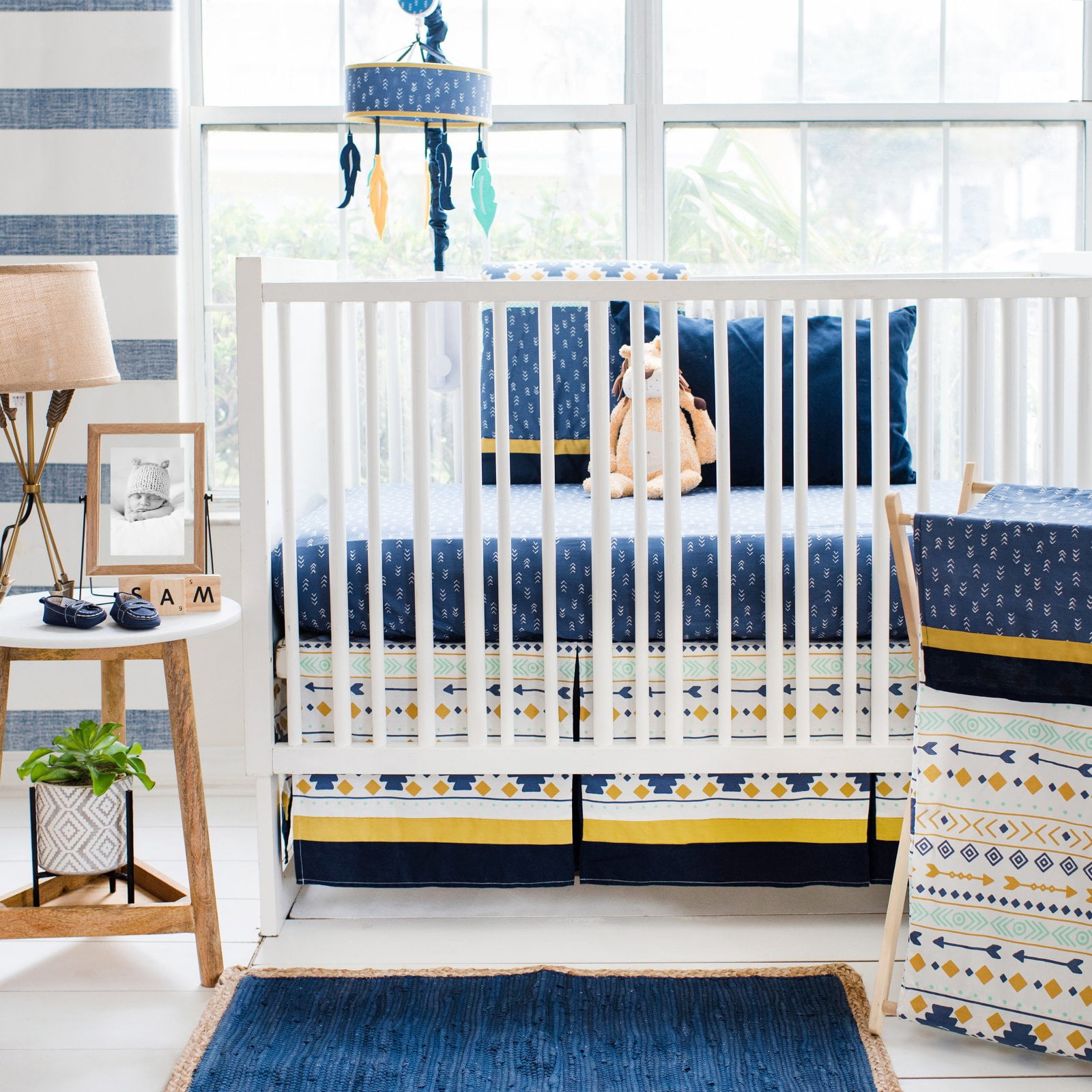 My Baby Sam Desert Sky 3 Piece Cotton Nursery Crib Bedding Set ...
