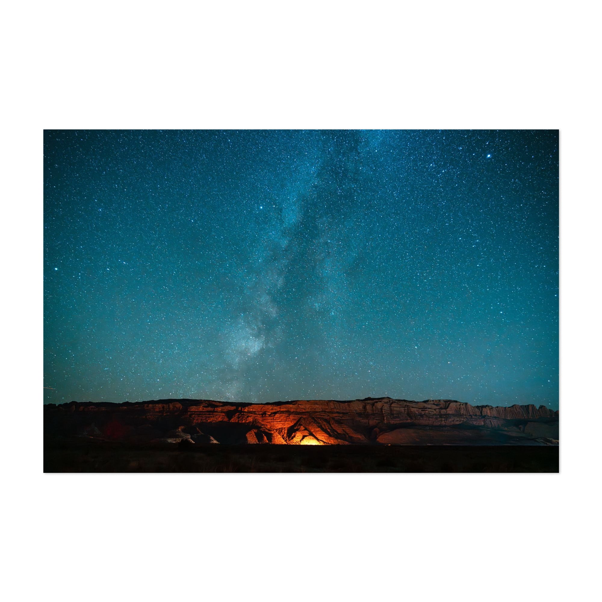 Desert Sky Horizontal - Moab Utah Photography Night Sky Stars Milky Way ...