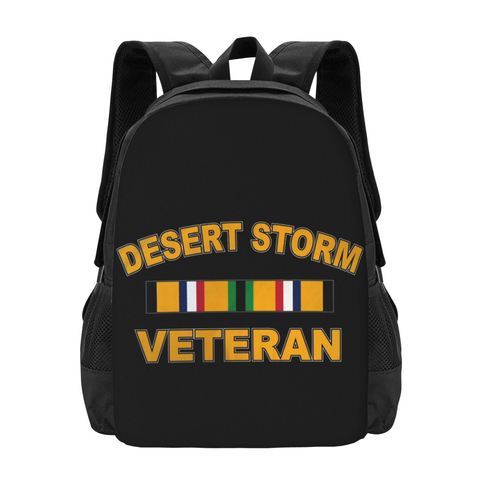 Desert Storm Veteran Black Backpack for Women Men Laptop Backpack Work ...