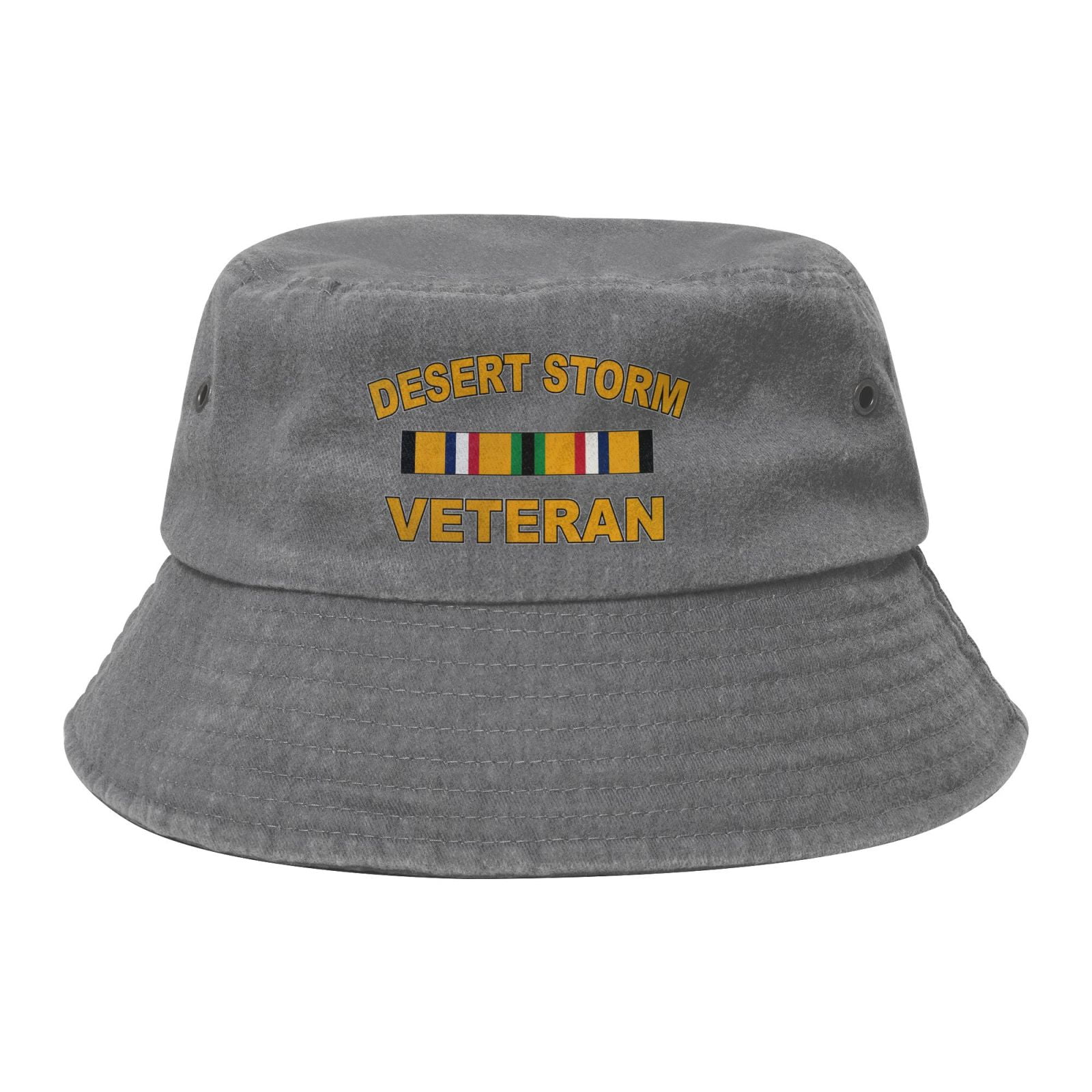 Desert Storm Veteran Summer Bucket Hat Fishing Hat Wide Brim Sun Hat ...