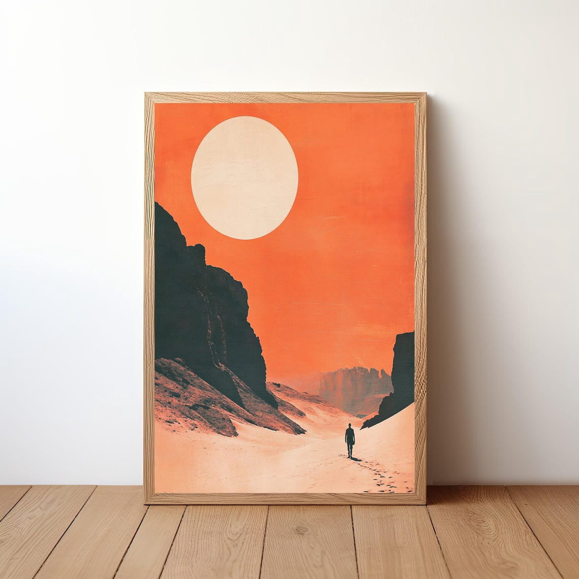 Desert Sun Landscape Nature Wall Decor Traveler Camping Home Decor ...