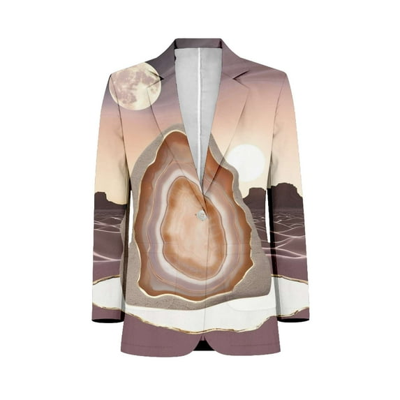 Desert Sunset Layers Men Blazers Slim Clothing Summer Jacket Man ...