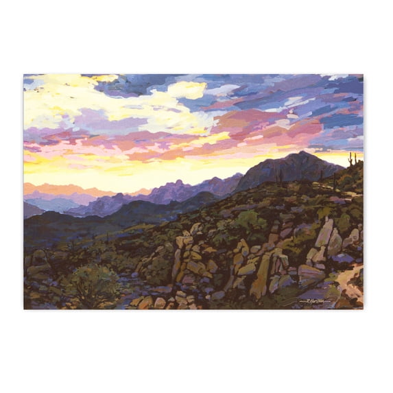 Desert Sunset Postcards - 4 x 6 Western Desert Postcards - 40 Desert ...