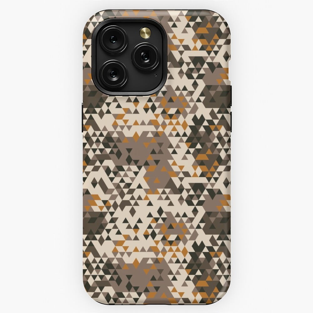 Desert Triangle Camouflage iPhone Case 17 through 11 Pro Max - Walmart.com
