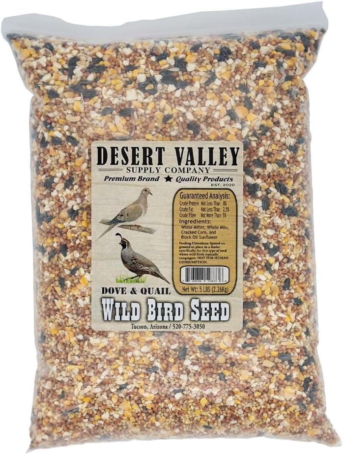 Desert Valley Dove & Quail All Natural Wild Bird Seed (5-Pounds ...