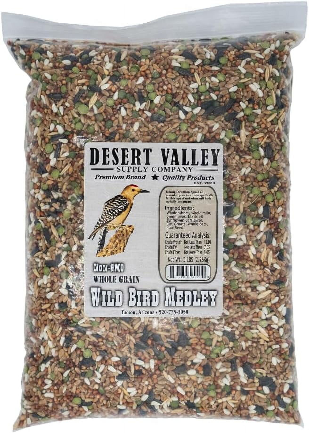 Desert Valley Premium Whole Grain Scratch Feed- Non GMO - Nutritious ...