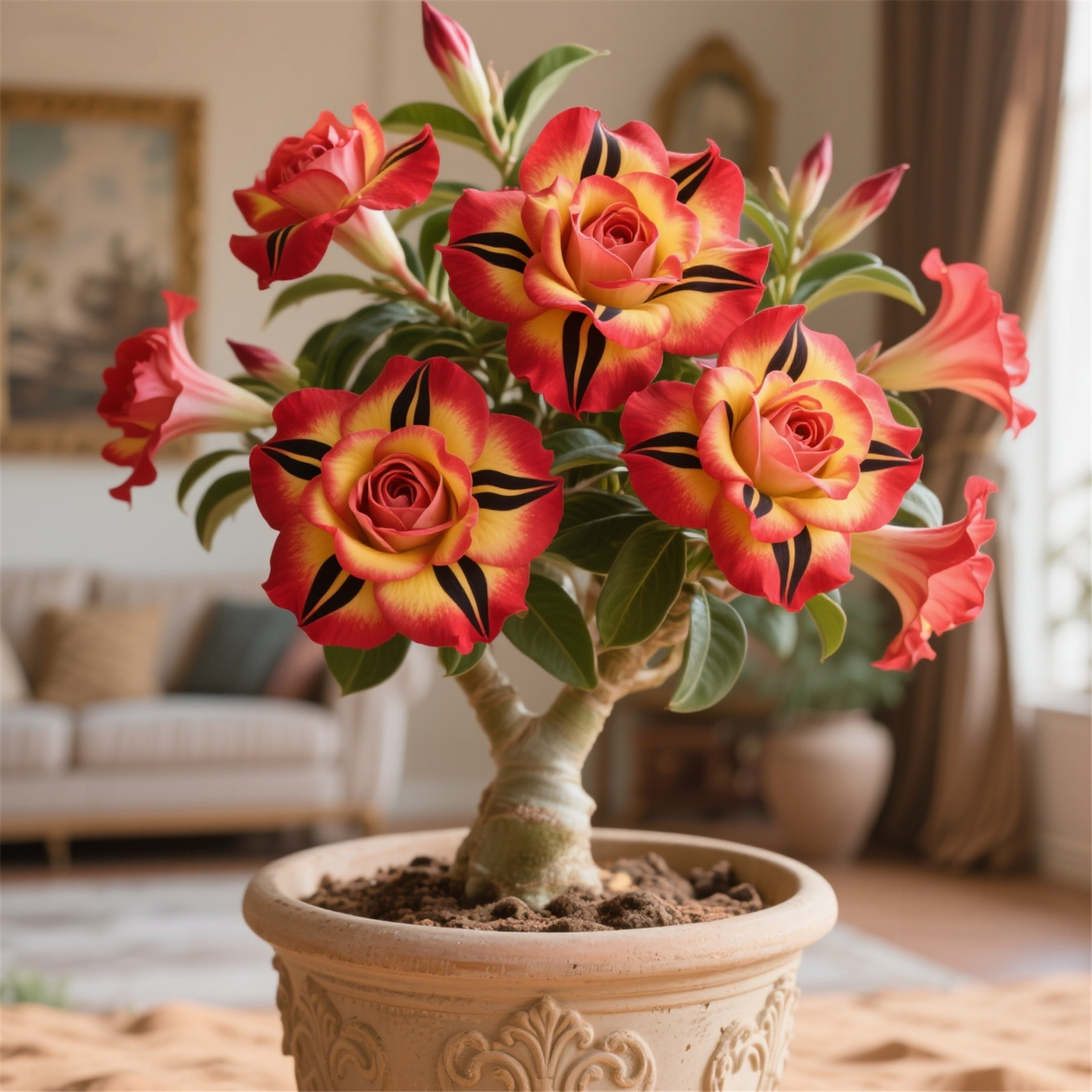 Desert rose-blooms every year-Premium Garden Stakes -fast-growing bulbs ...