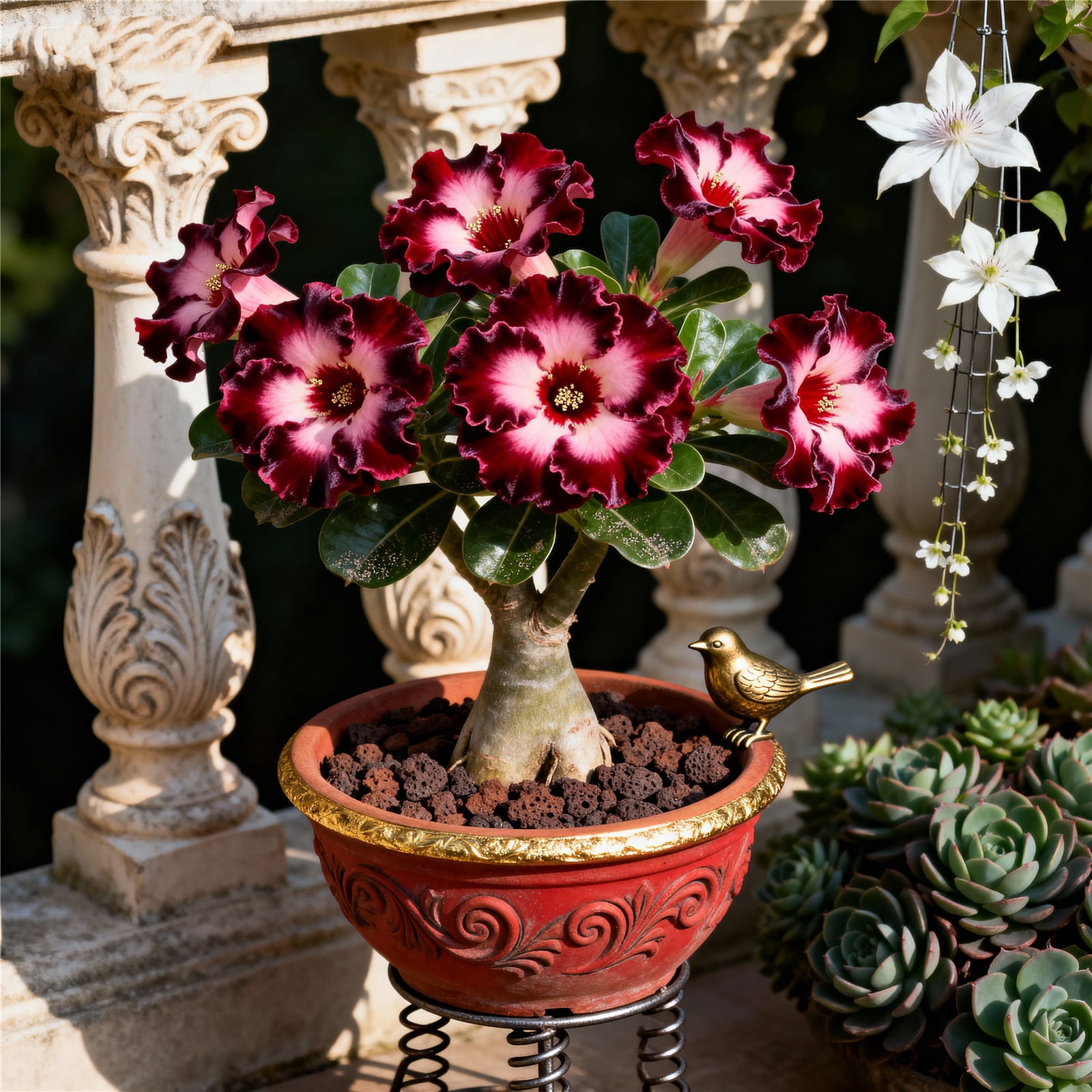 Desert rose bulbs(Adenium obesum)-Blooms every year-Premium Garden ...