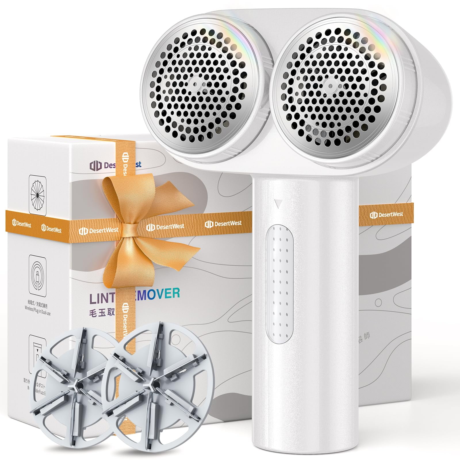 DesertWest Fabric Shaver, 2025 Flagship 3000mah Rechargable Lint ...