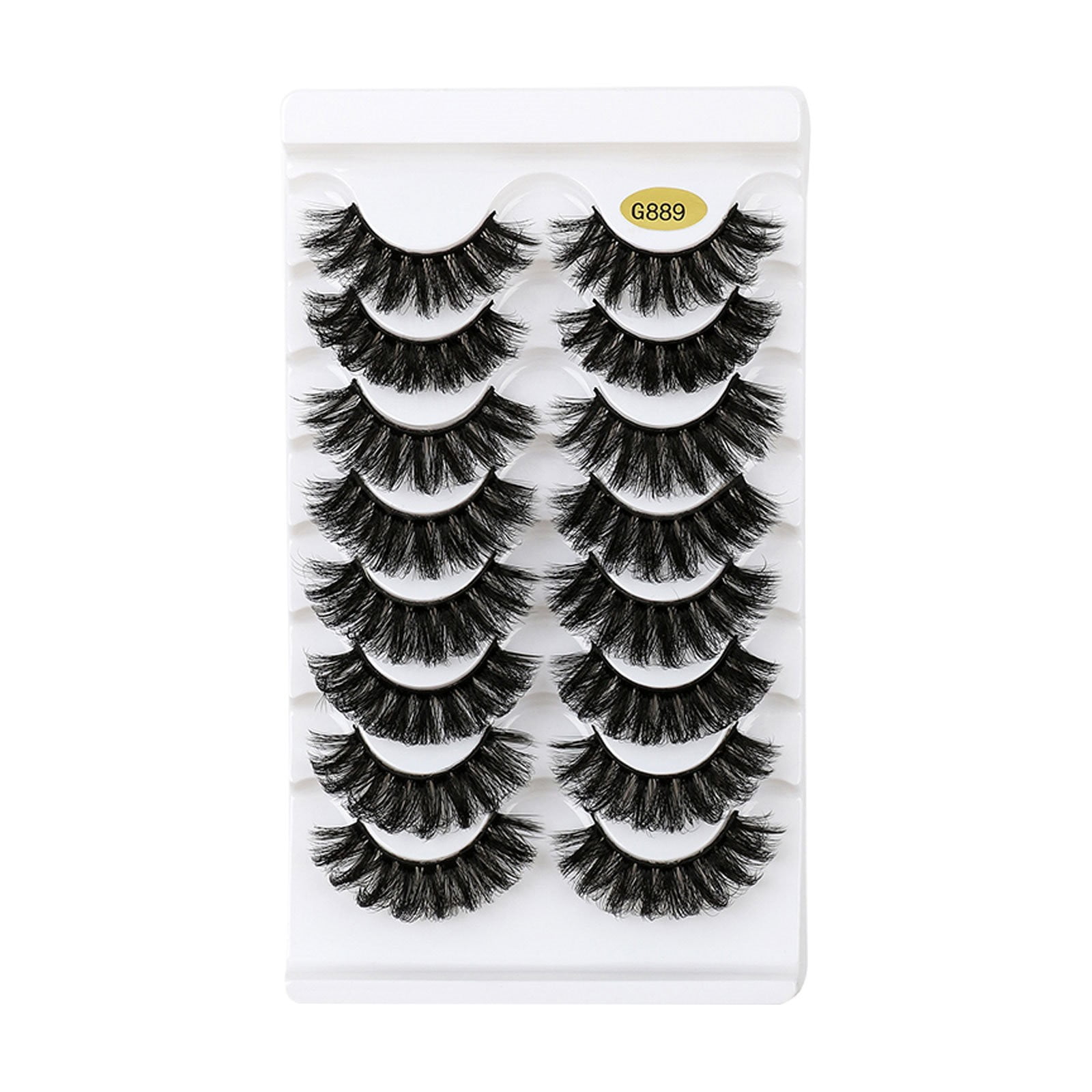 Desertasis Eye clusters False Eyelashes Fluffys 8D Faux Minks Lashes ...