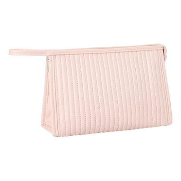 BYB Cute Makeup Bag Mini Cosmetic Pouch For Women Small Quilted Beauty ...