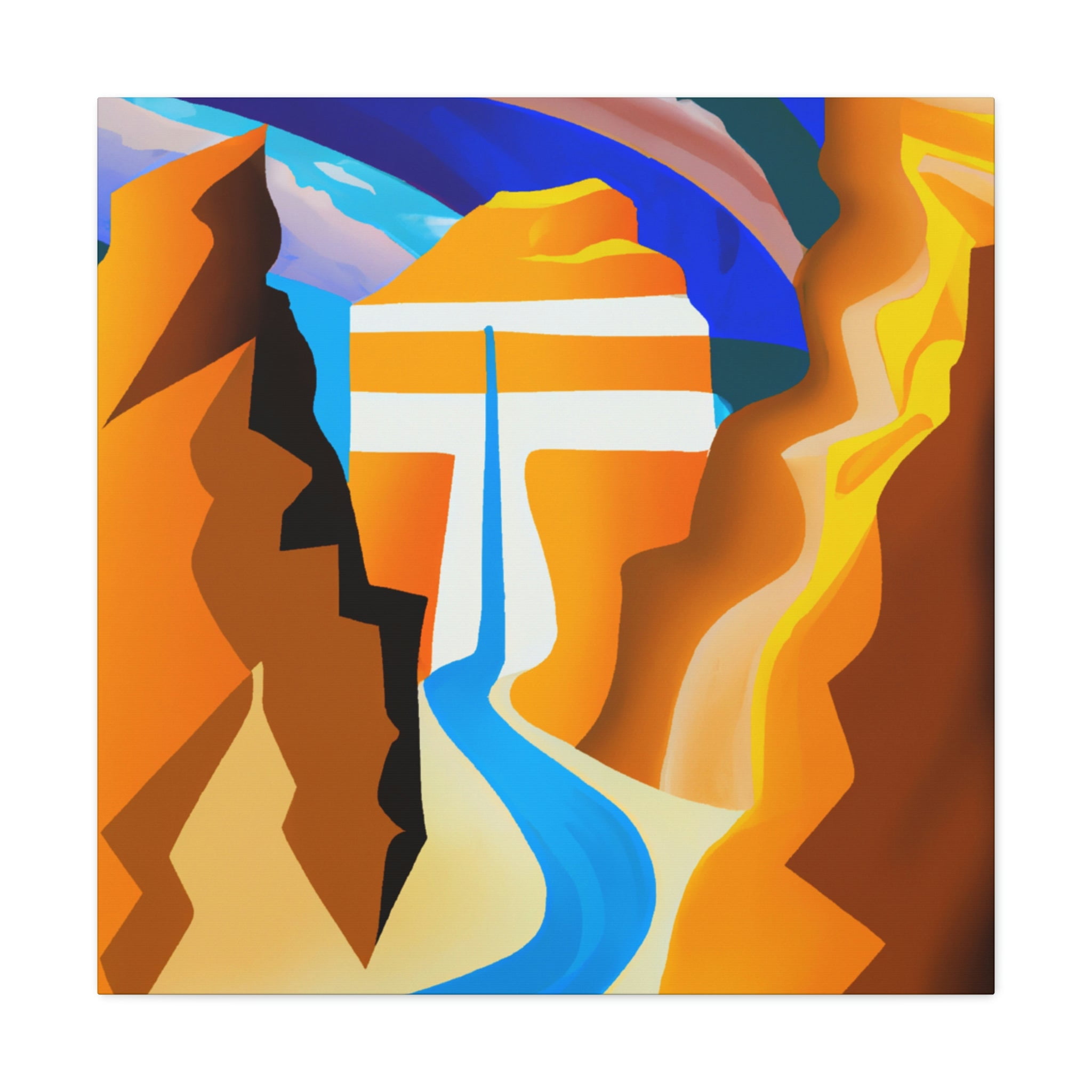 "Deserted Canyon Splendor" - Canvas - Walmart.com