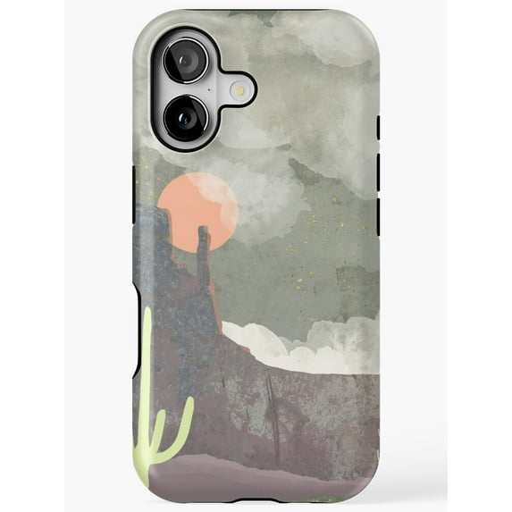 Desertscape Scenic Nature Landscape iPhone Case 11 12 13 14 15 16 17 ...