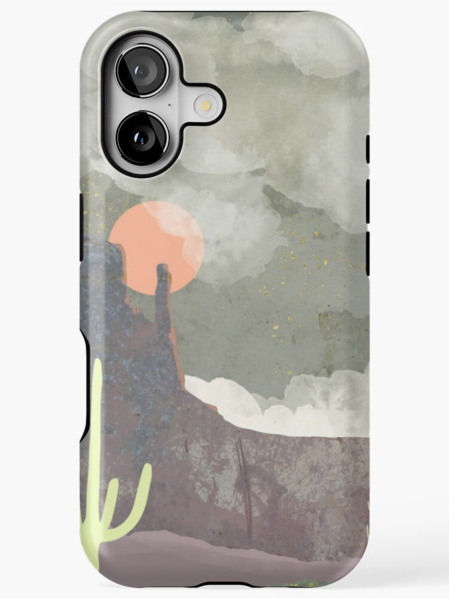 Desertscape Scenic Nature Landscape iPhone Case 11 12 13 14 15 16 17 ...