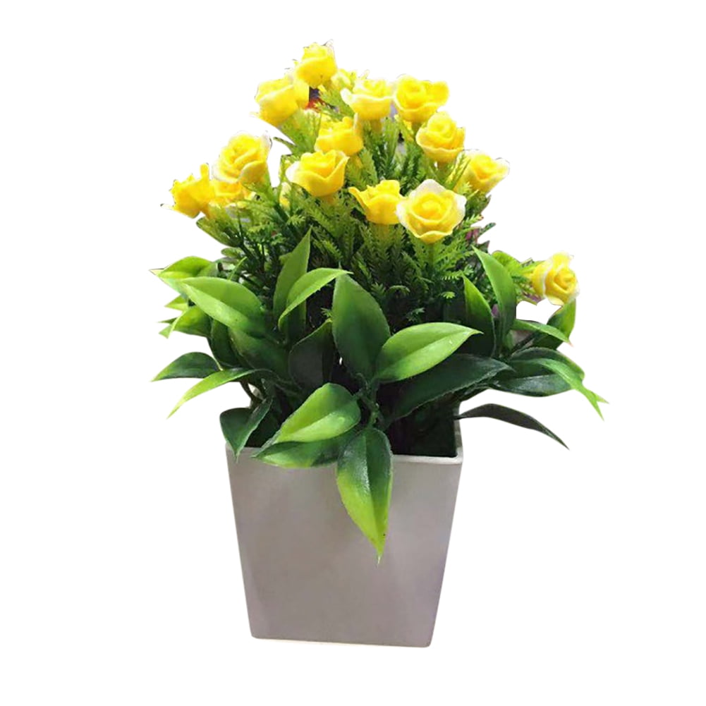 Desheus Artificial Flower Delicate Environmental Plastic Mini Faux ...