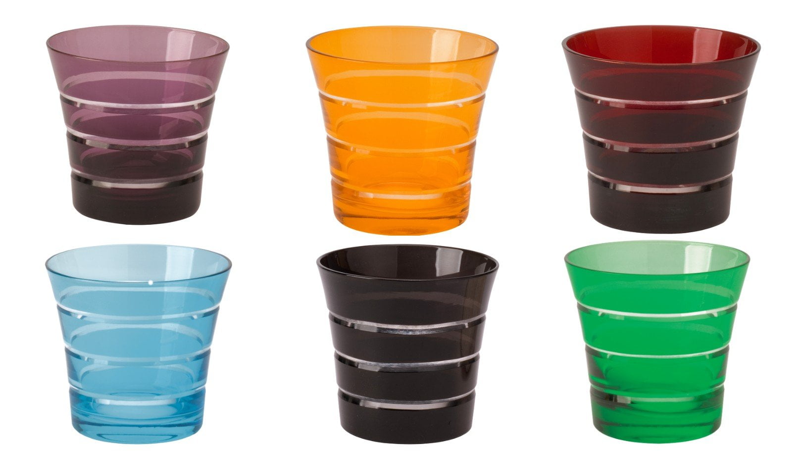 Deshoulieres, Drinkware Crystal Whisky Barware Glasses, Colors Hand-Cut ...