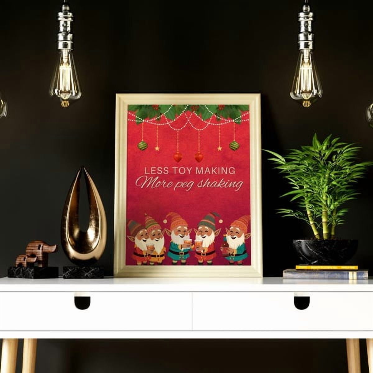 Desi Christmas Poster: South Asian Holiday Decor - Wall Art Print, 8x12 ...