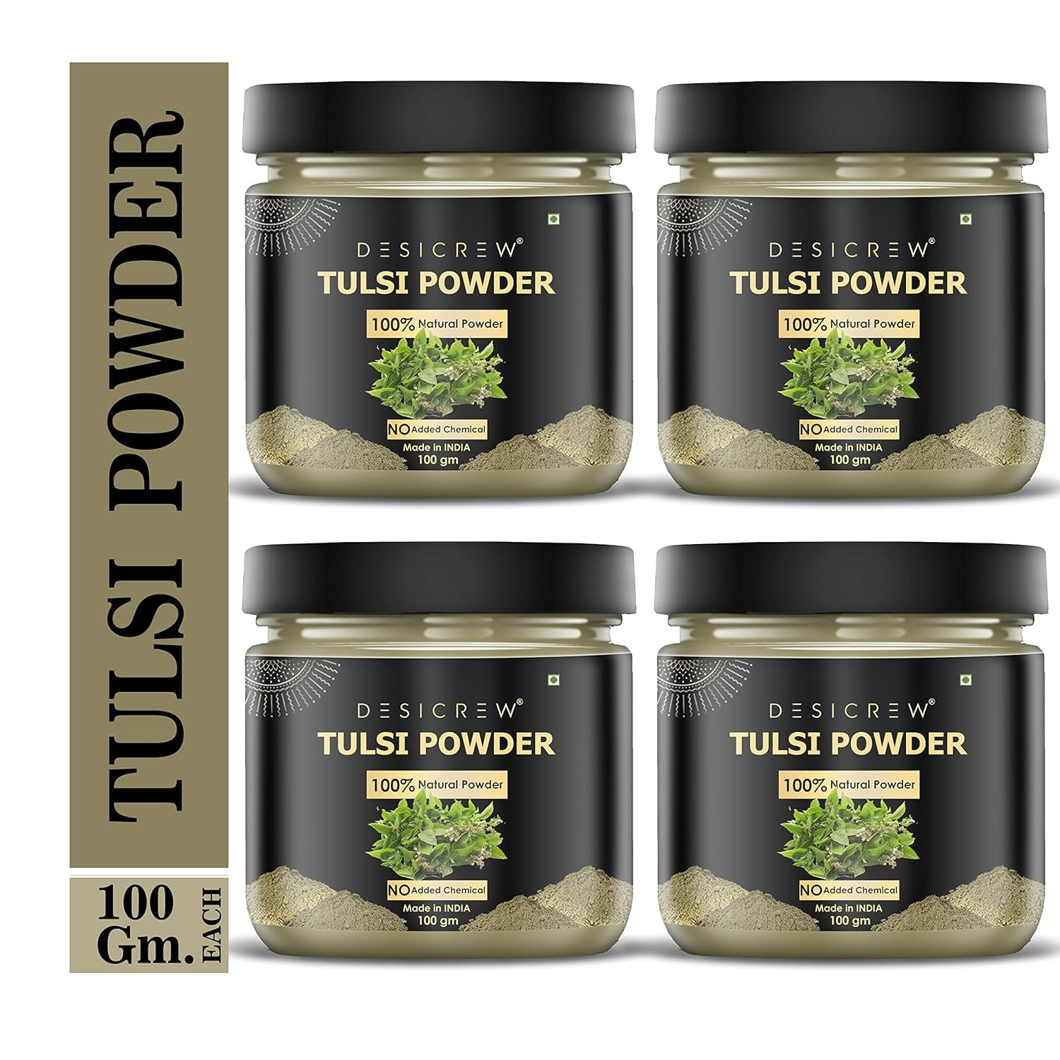 Desi Crew 100 Natural Tulsi Powder Tulsi Powder Organic Tulsi Powder ...