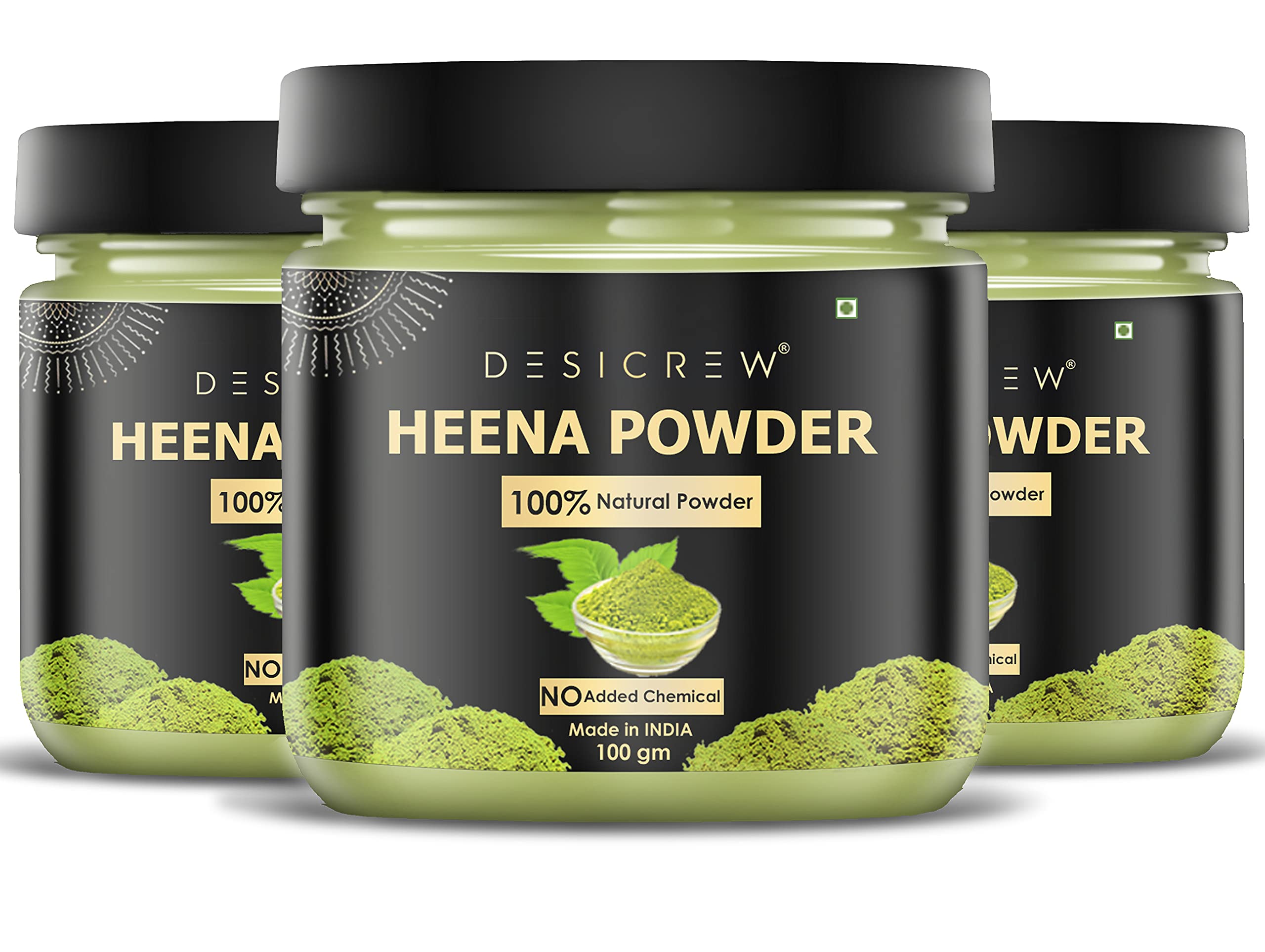 Desi Crew Natural & Pure Heena Powder For Natural Texture & Colour ...