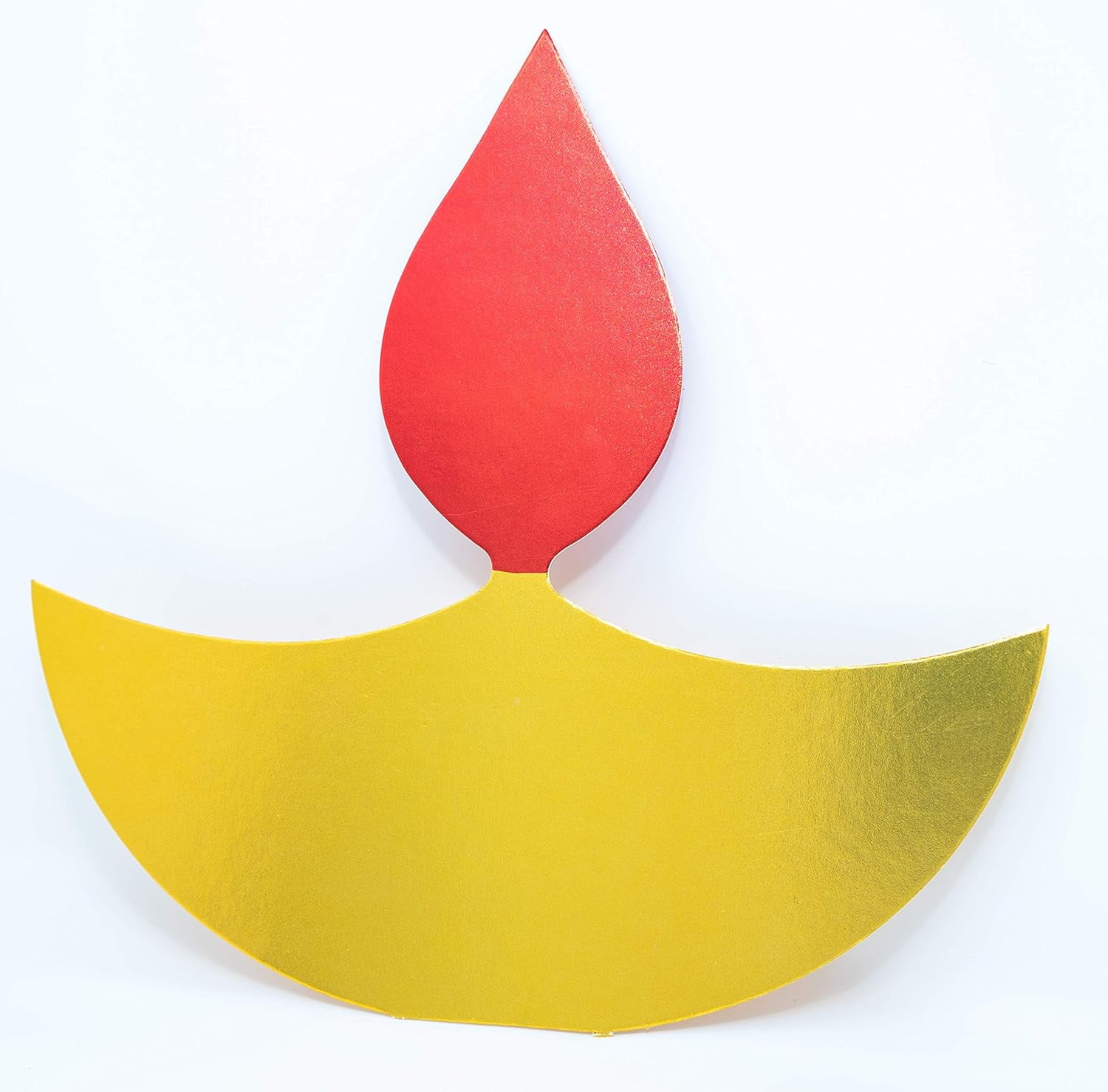 Desi Favors Big Diya Shaped Paper Cutouts | Home Traditional Festive ...