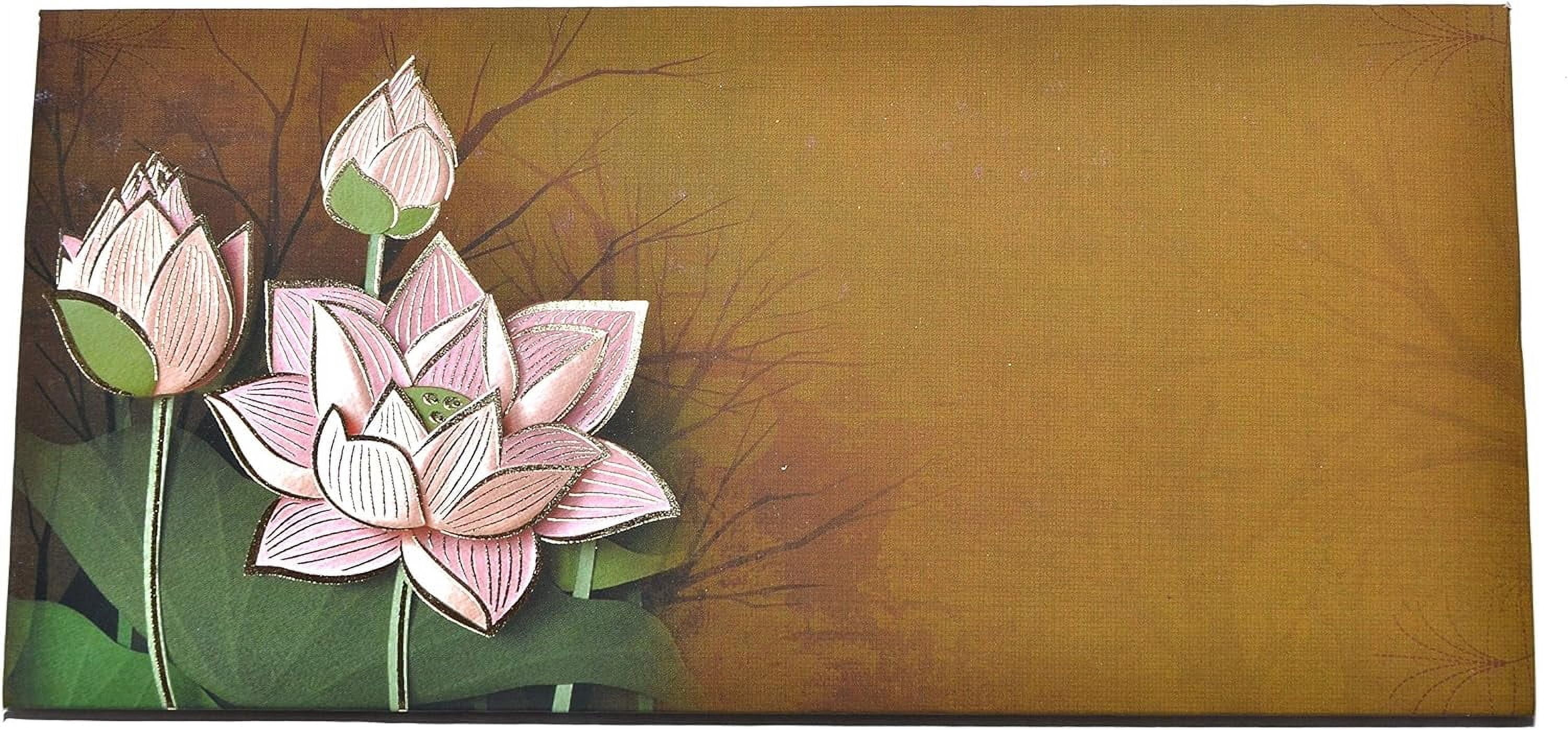 Desi Favors Brown Lotus Envelopes | MoneyCash Gifting Budgeting ...