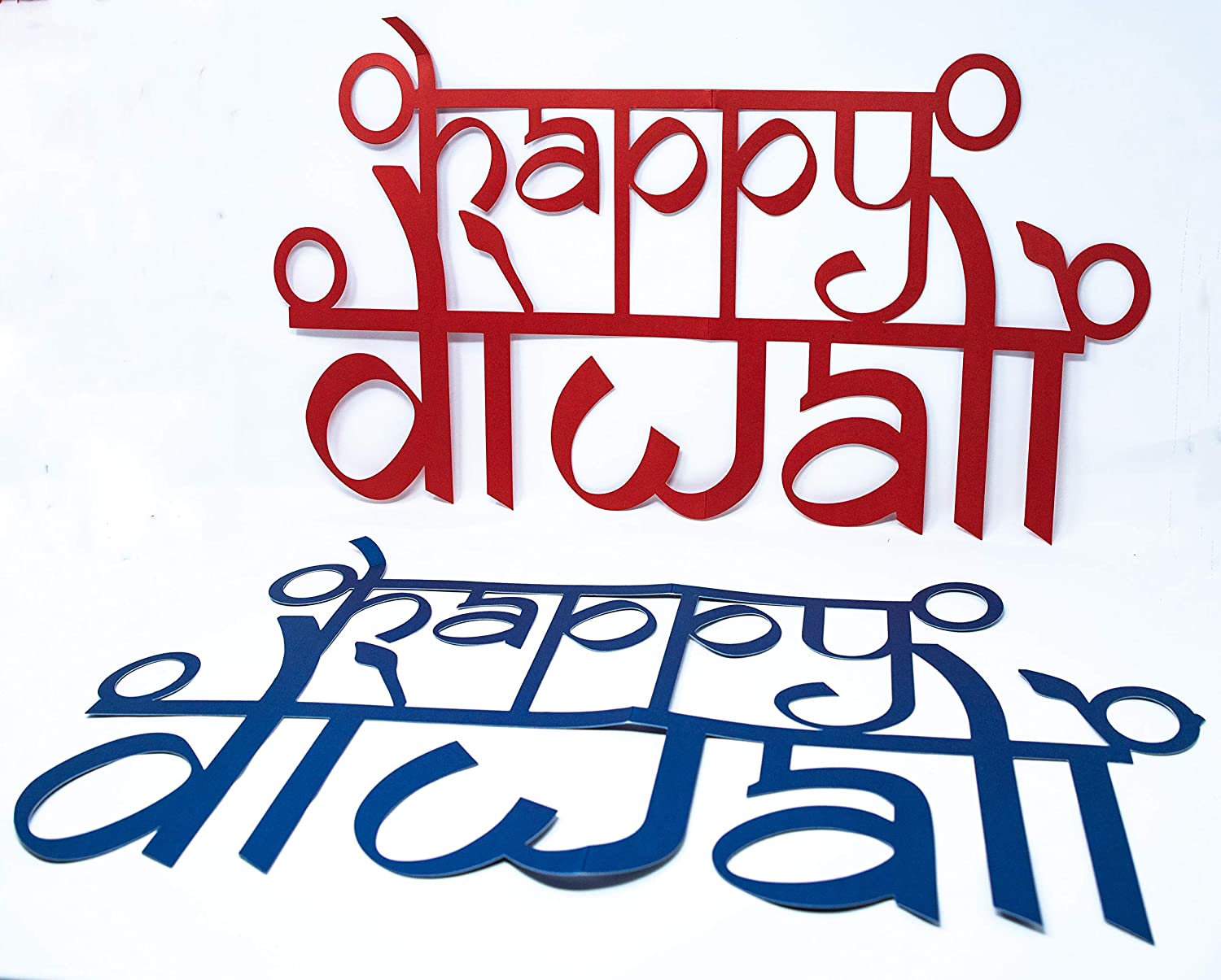Desi Favors Happy Diwali Cutouts for Home Decor | Cardstock Paper ...