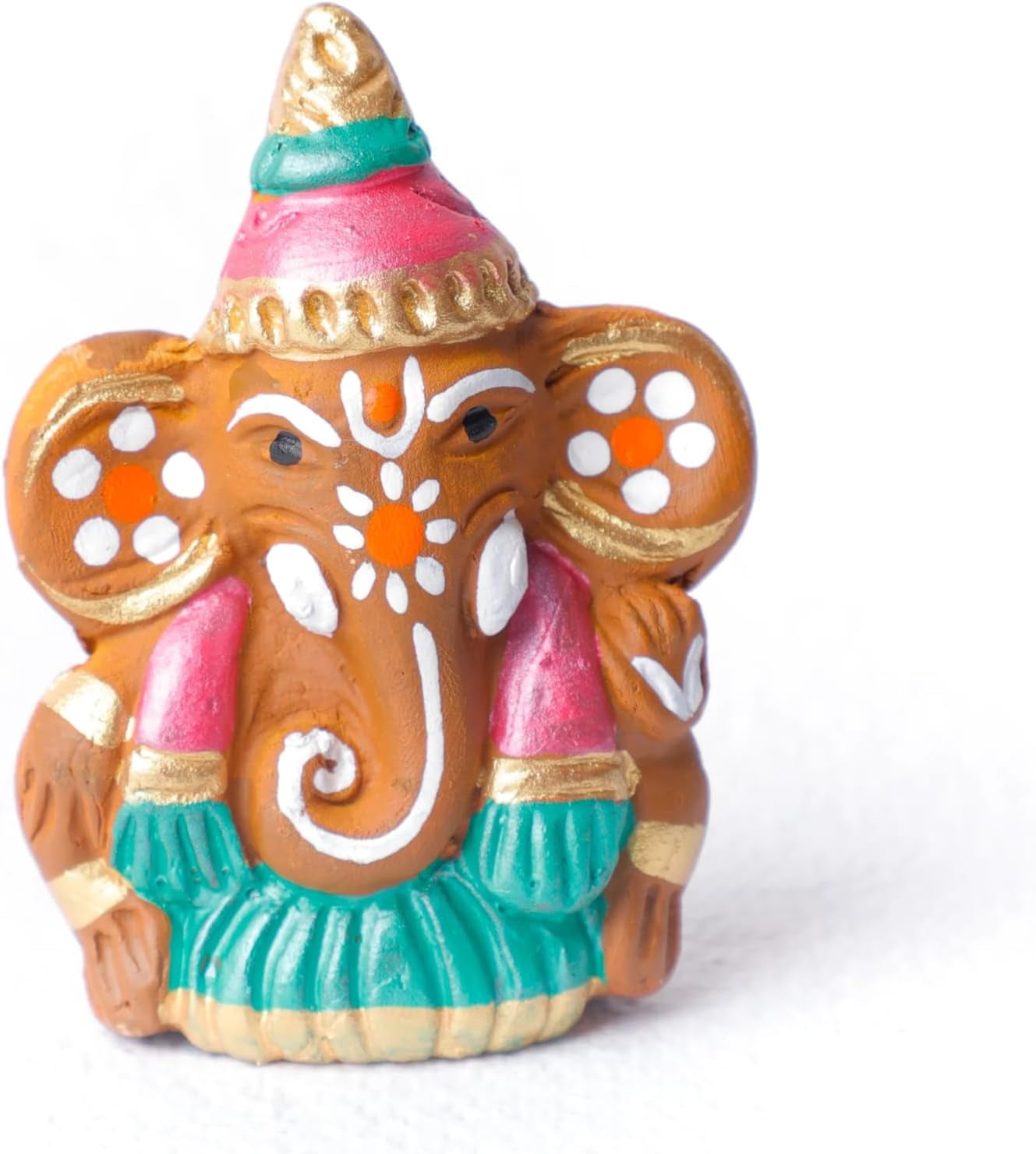 Desi Favors Terracotta Ganesha Murti | Hindu Lord Ganesha Idol Statue ...