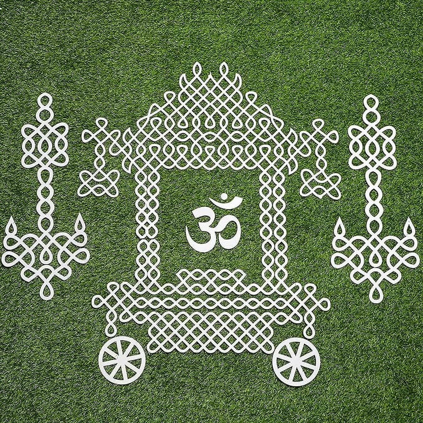 Desi Favors White Ratham Muggu Cutout | Varalakshmi Vratam, Ganesha ...