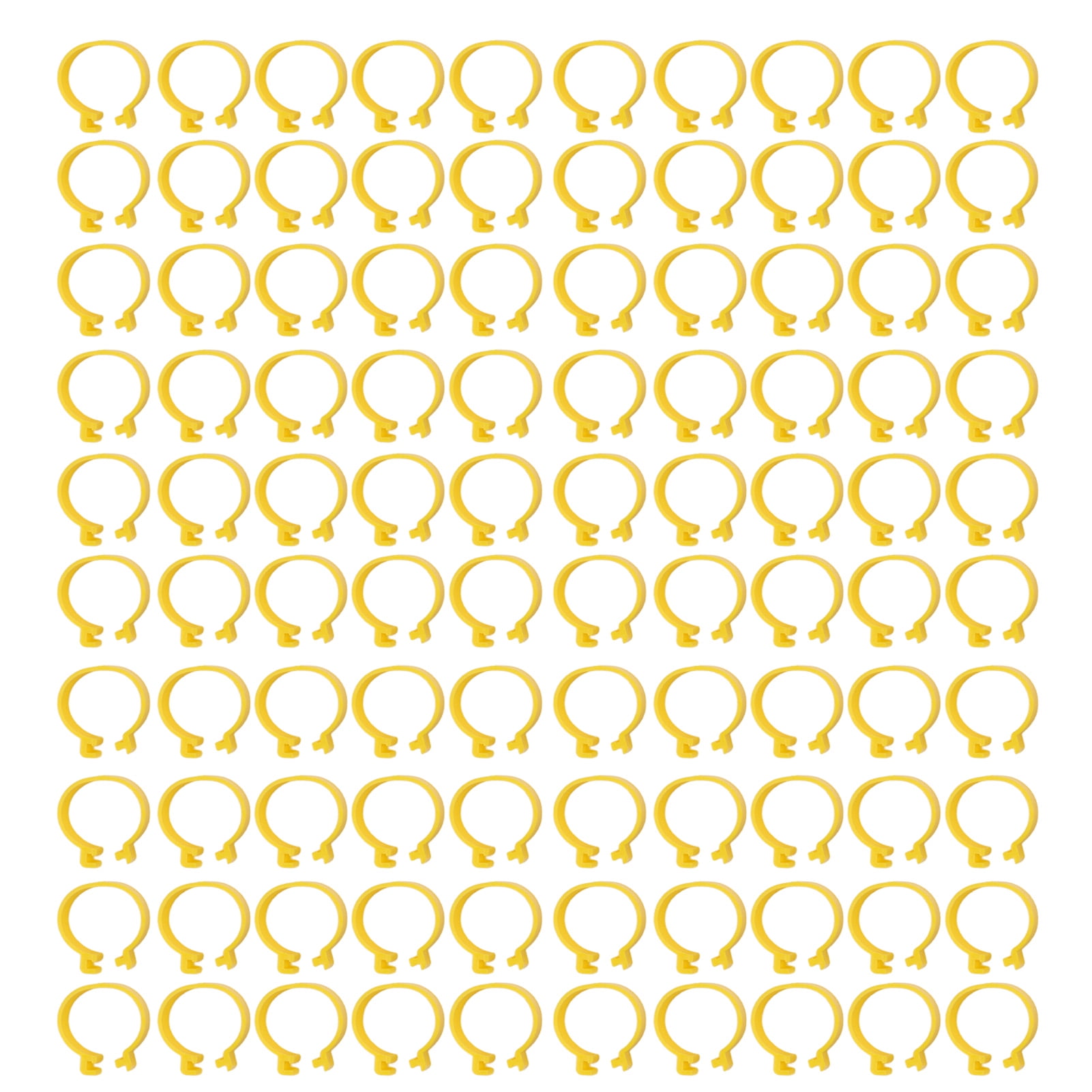 Desiderio 100PCS Chicken Ankle Rings Reusable Plastic Duck Leg Bands ...