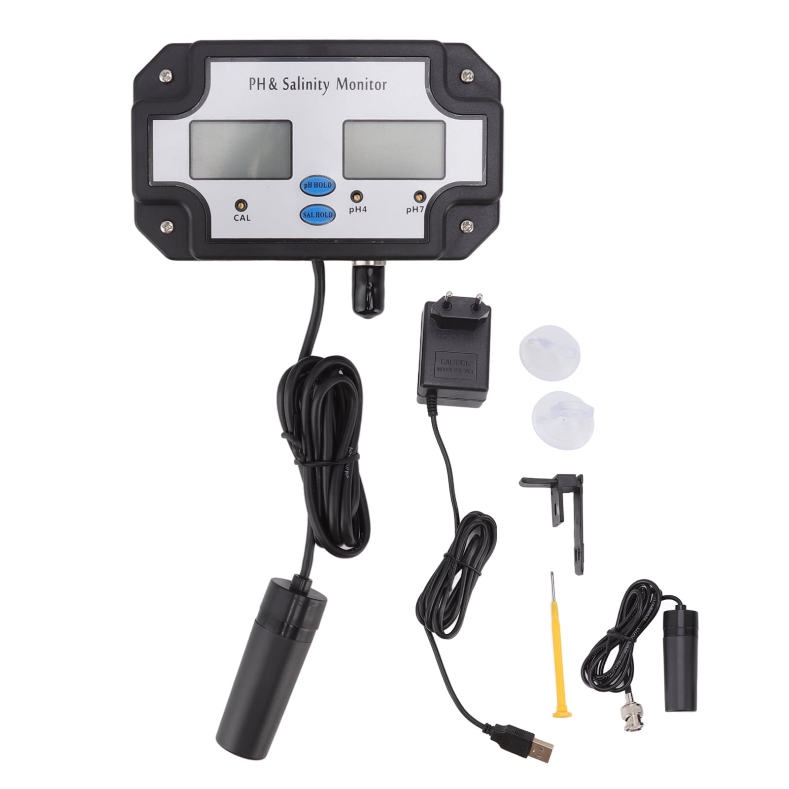 Desiderio Digital Water Quality Meter PH Salinity 2 in 1 Continuous ...
