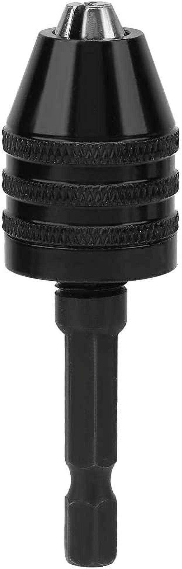 Desiderio Keyless Drill Chuck, 1/4" Chuck Adapter 0.3 to 6.5mm Hex ...