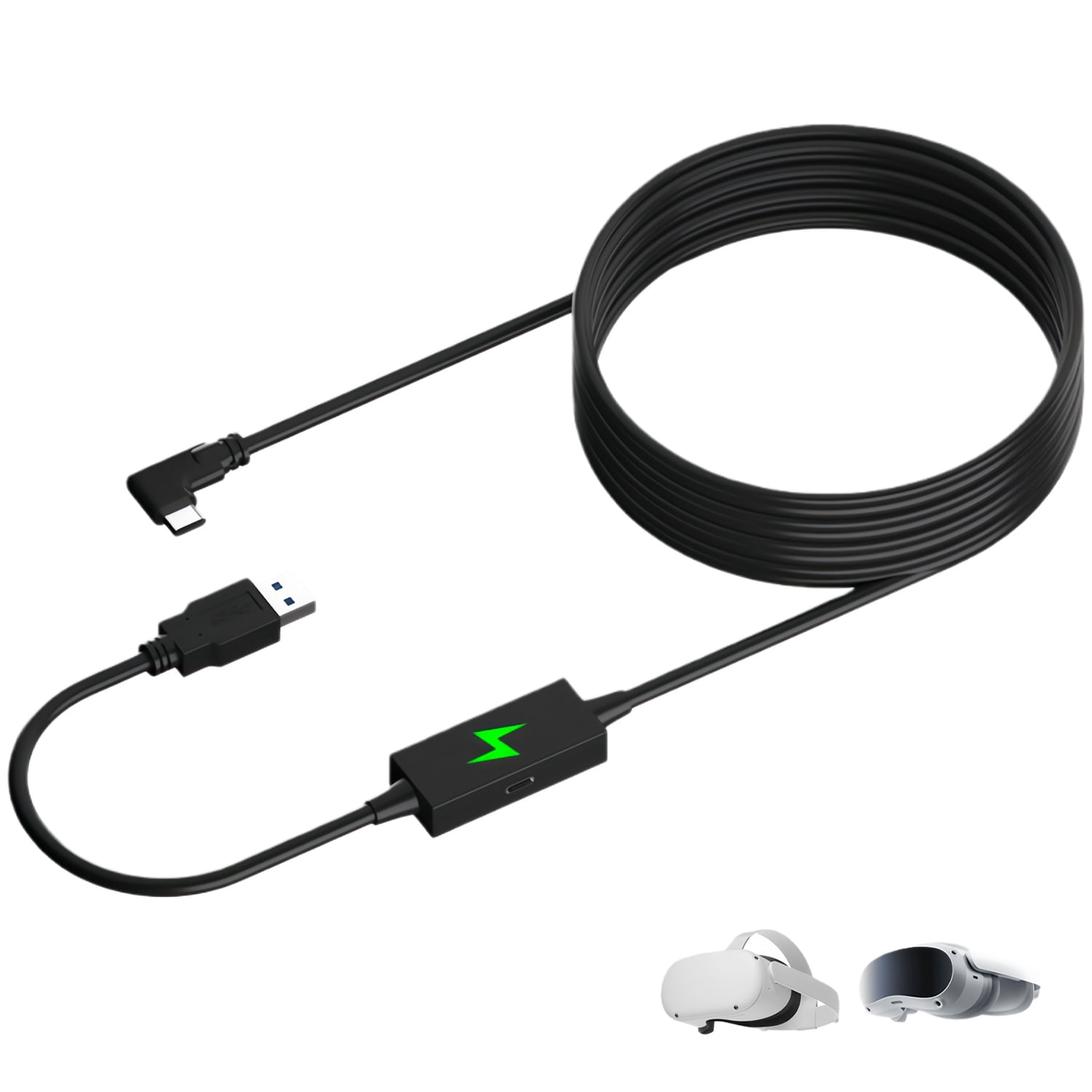 AARONMEI 16FT Oculus Quest 2 Link Cable, USB 3.0 Type A to C, Separate ...