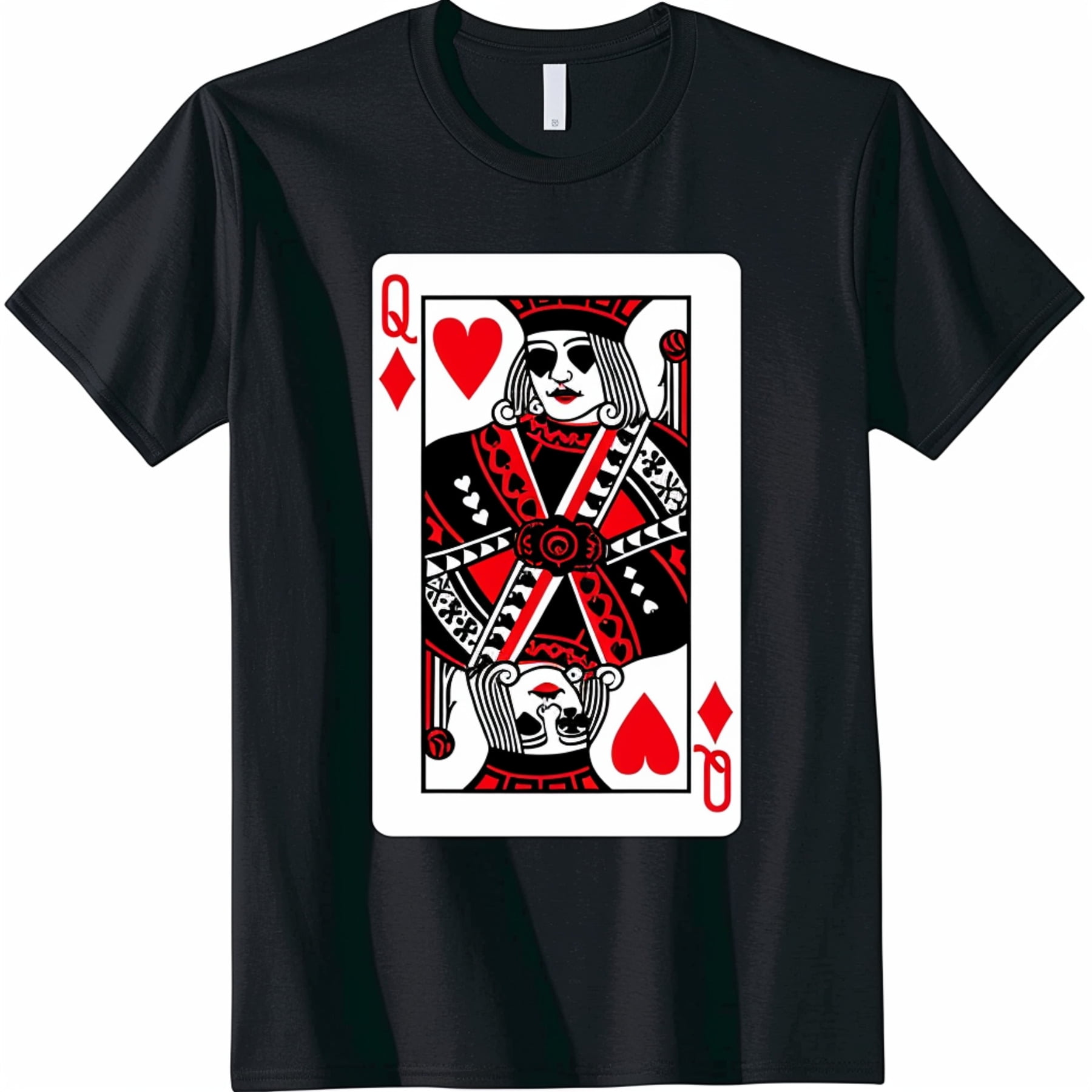 Design Black TShirt with Sunglasses and Red Hair Vector Graphic for ...