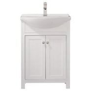 Design Element Austin 60" Vanity Base Only in Walnut - Walmart.com