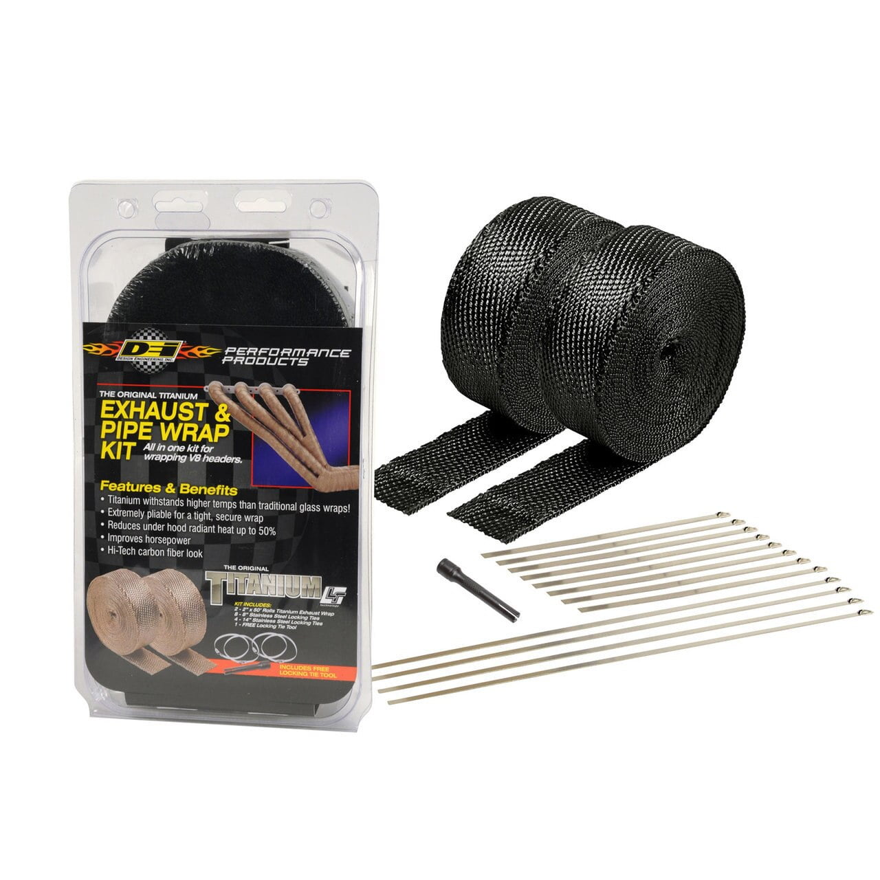 Design Engineering 10073 Exhaust Wrap Kit - Walmart.com